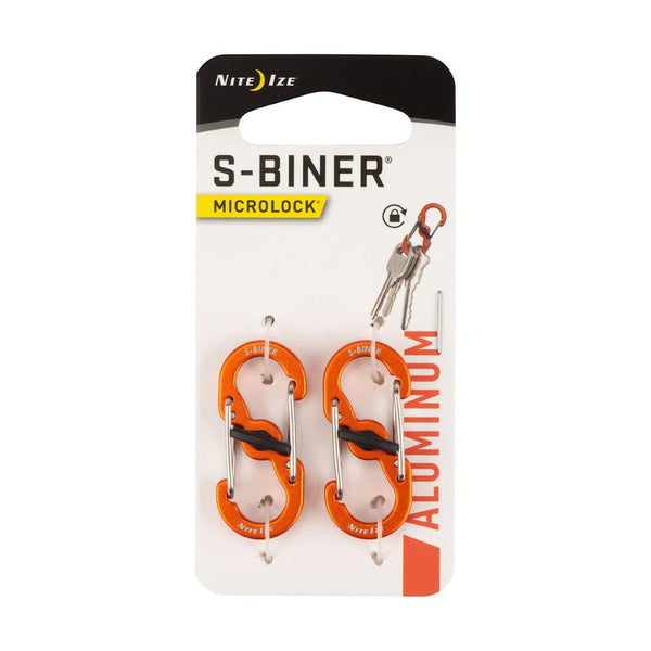 Nite Ize S-Biner Aluminium MicroLock - 2 pack - Off Grid Outfitters